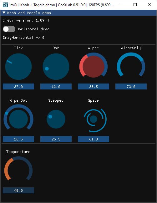 (Demo) Knob and Toggle Widgets (Dear ImGui) | HackLAB (Demo) Knob and Toggle Widgets (Dear ImGui) | HackLAB